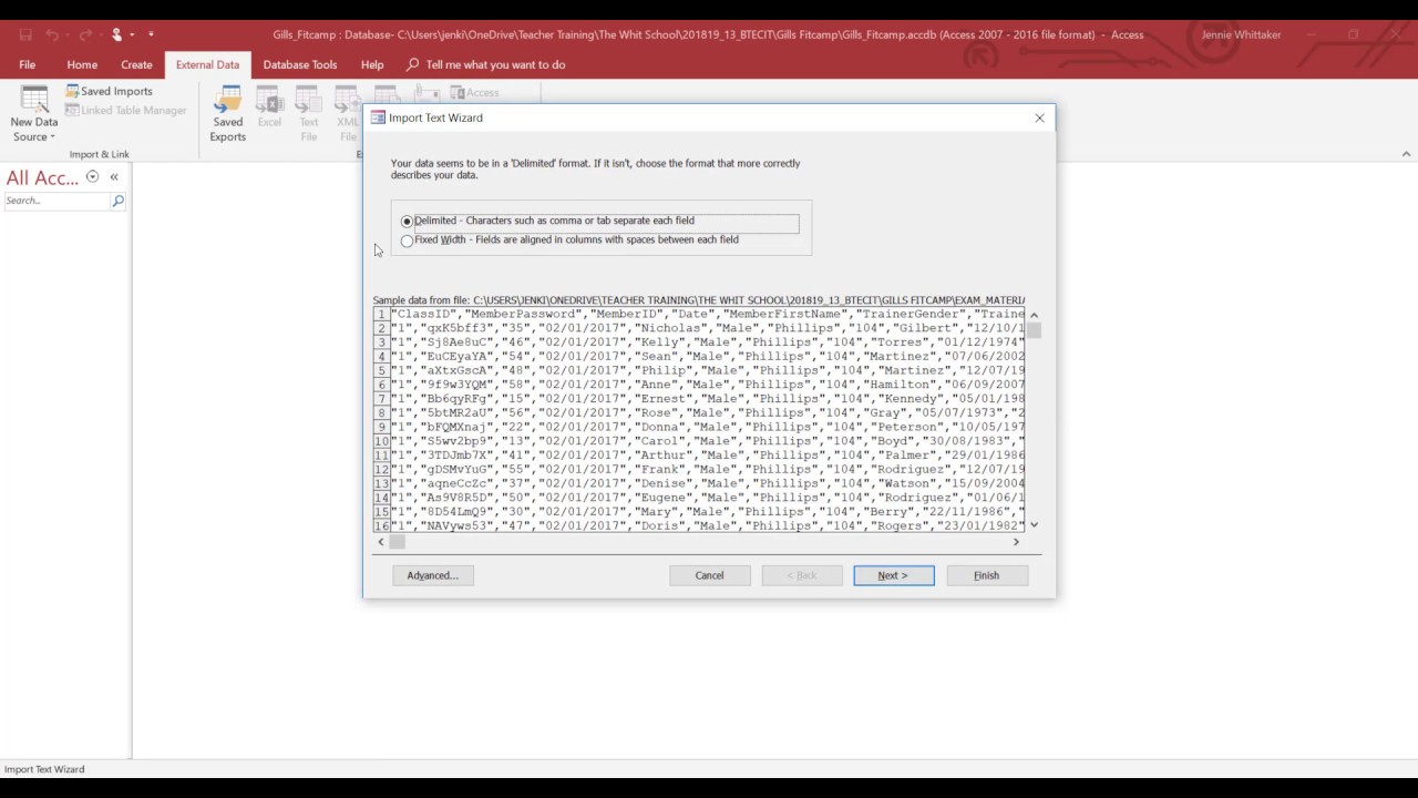Access Video1: Importing Raw Data - YouTube