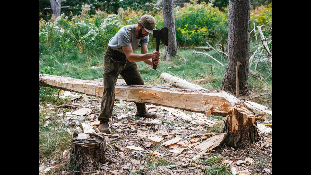 An Introduction to Timber Hewing - YouTube