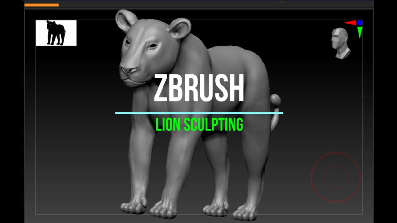 3D LION Character Model in MAYA & ZBRUSH 01 #zbrush #3d #modeling # ...