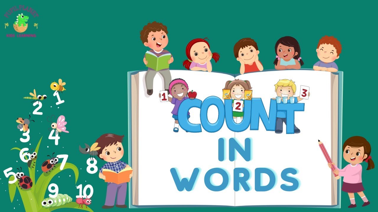 Counting in words 0-10-Counting for kindergarten #for #forkids #youtube ...