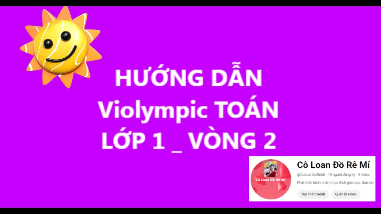 Hướng dẫn. Violympic Toán Lớp 1 _ Vòng 2 (năm học 2023-2024) #violympic ...