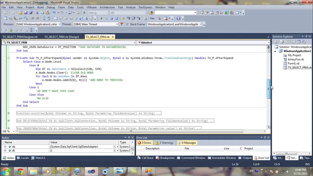 Vbnet Treeview Youtube
