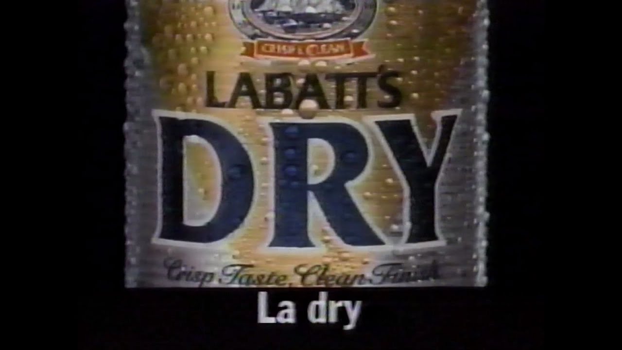 Labatt's Dry (rare, 1990) - YouTube