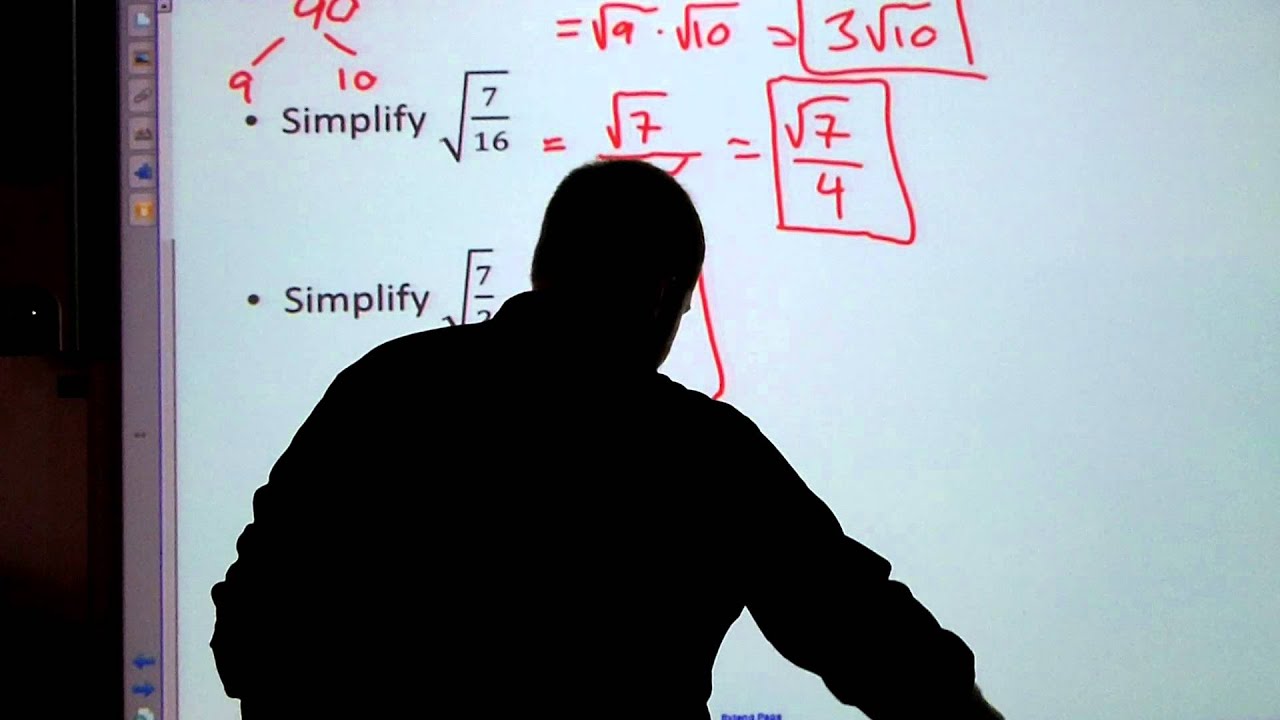 Solving Quadratic Equations By Taking Square Roots - YouTube