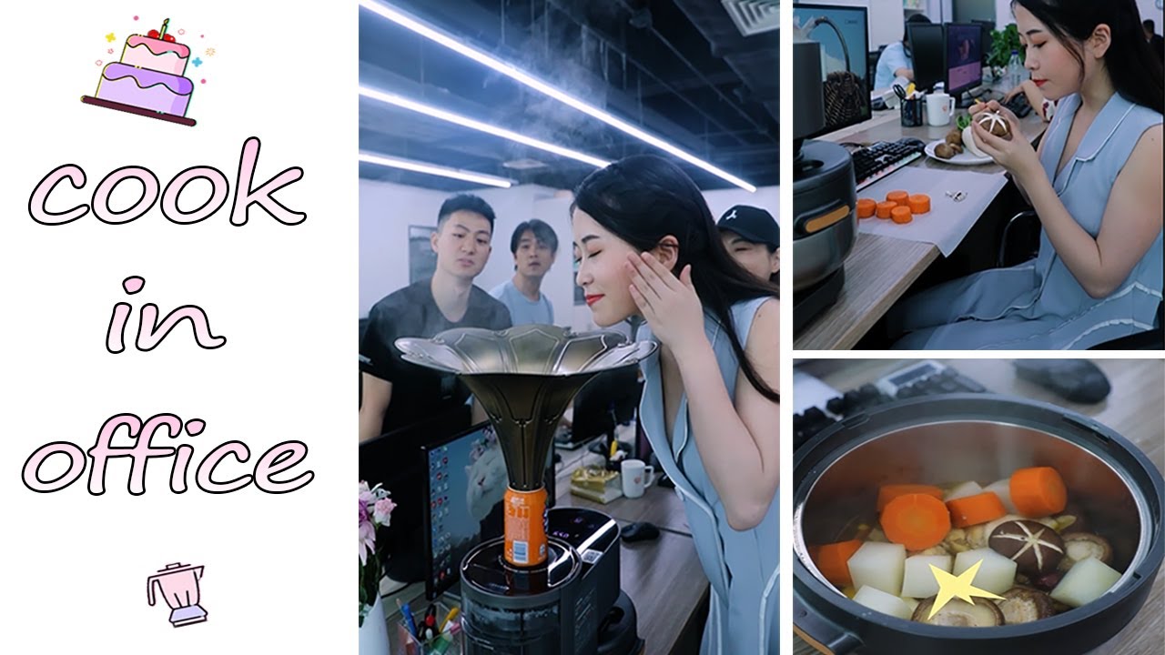 How to Make Hotpot with Milk Tea in Office? | Ms Yeah - YouTube