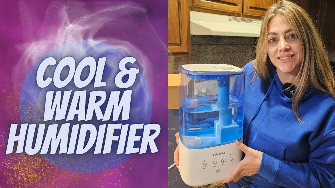 Fabuletta Cool & warm mist humidifier 6L Tank Top Fill - YouTube