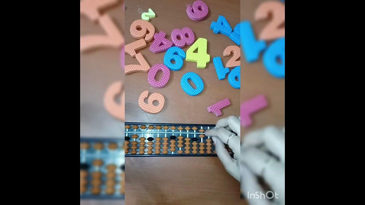 Abacus Lesson 1// Learning to count on the Abacus step by step from 0 to 9 - YouTube