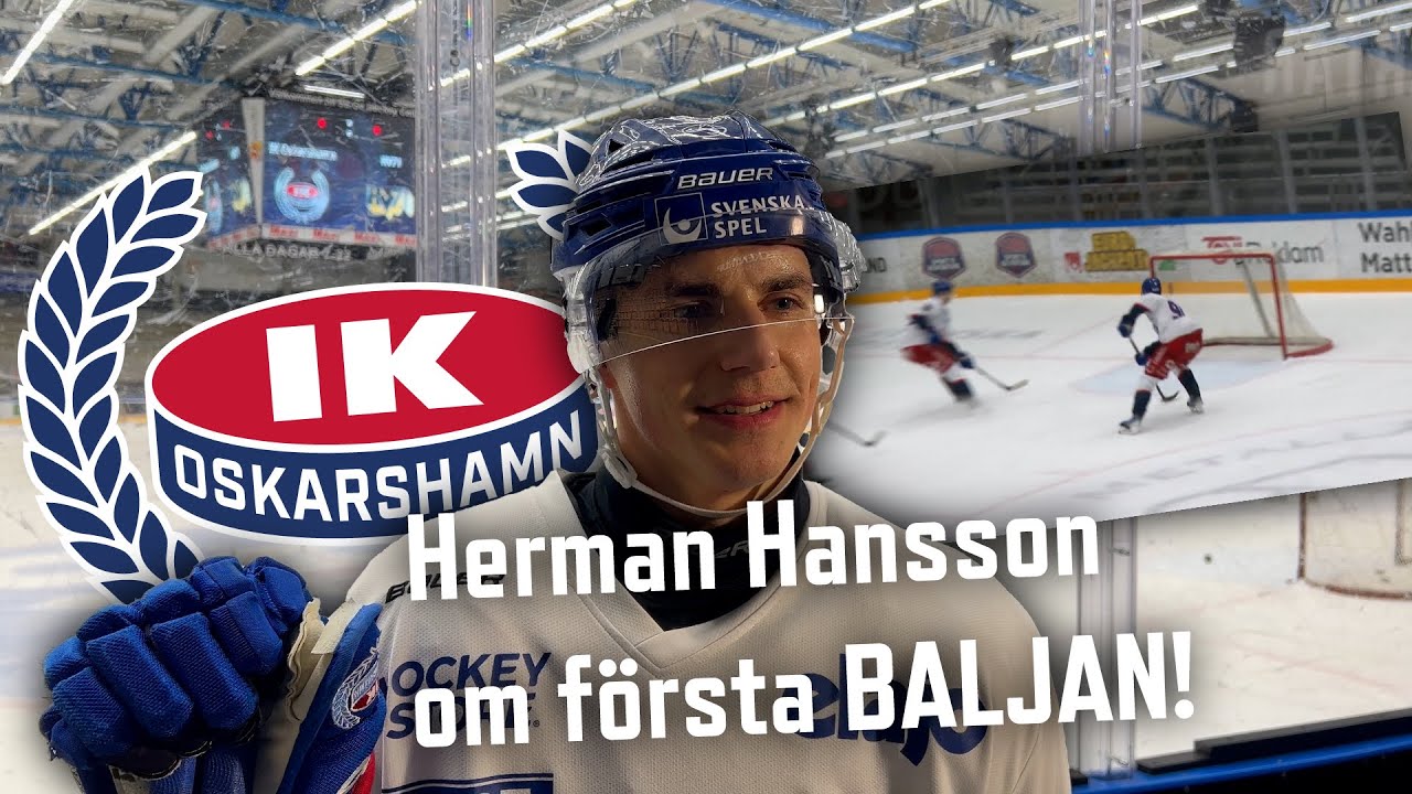 Herman Hansson om första målet: "Väldigt fint gjort av honom." - YouTube