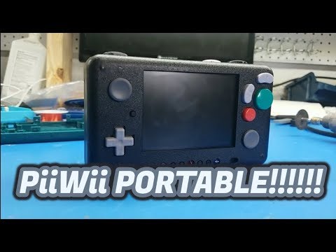 Modder Makes Portable Wii and Gamecube!!! - PiiWii Portable! - YouTube