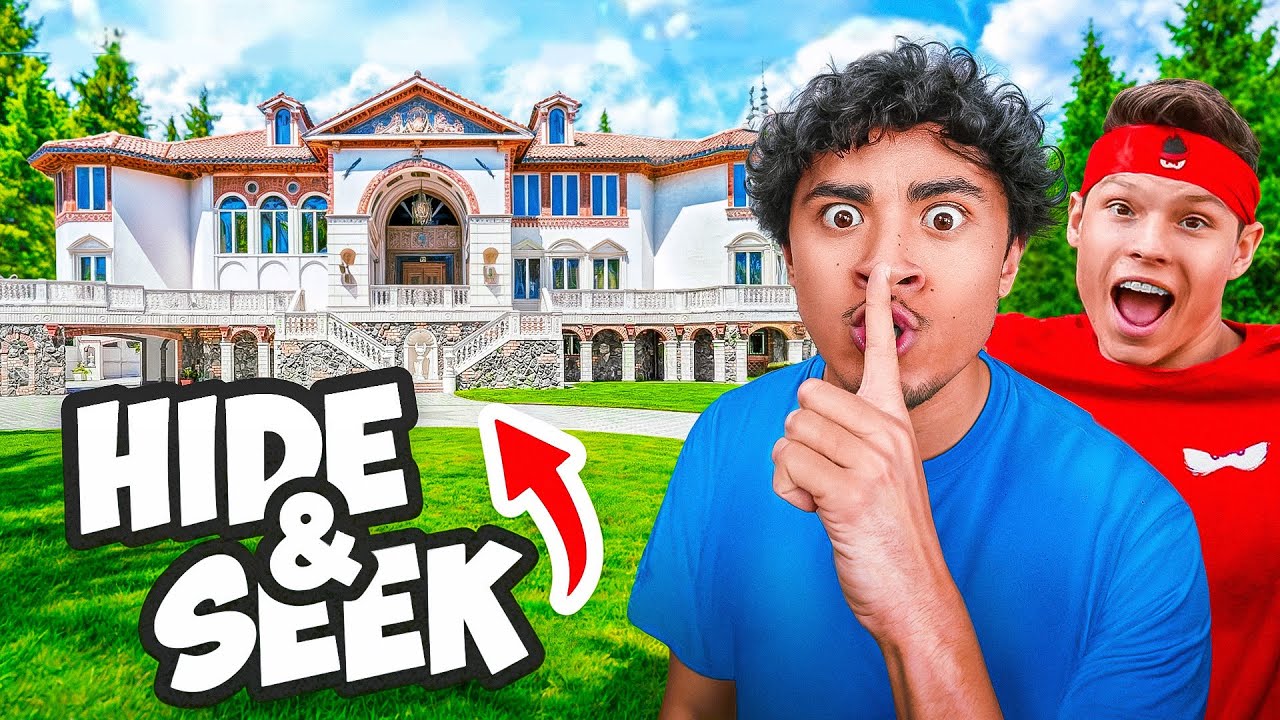 HIDE AND SEEK in Ninja Kids MANSION! - YouTube