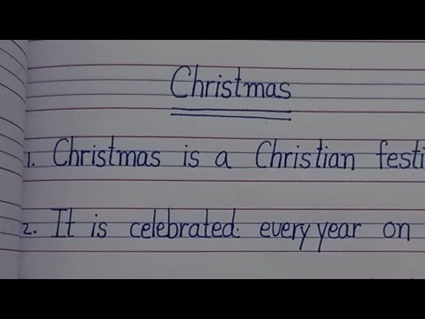 5 lines on Christmas | 5 lines on Christmas in english | Christmas 5 ...