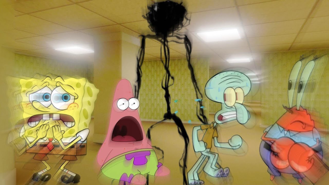 SPONGEBOB BACKROOMS OF HELL! - YouTube