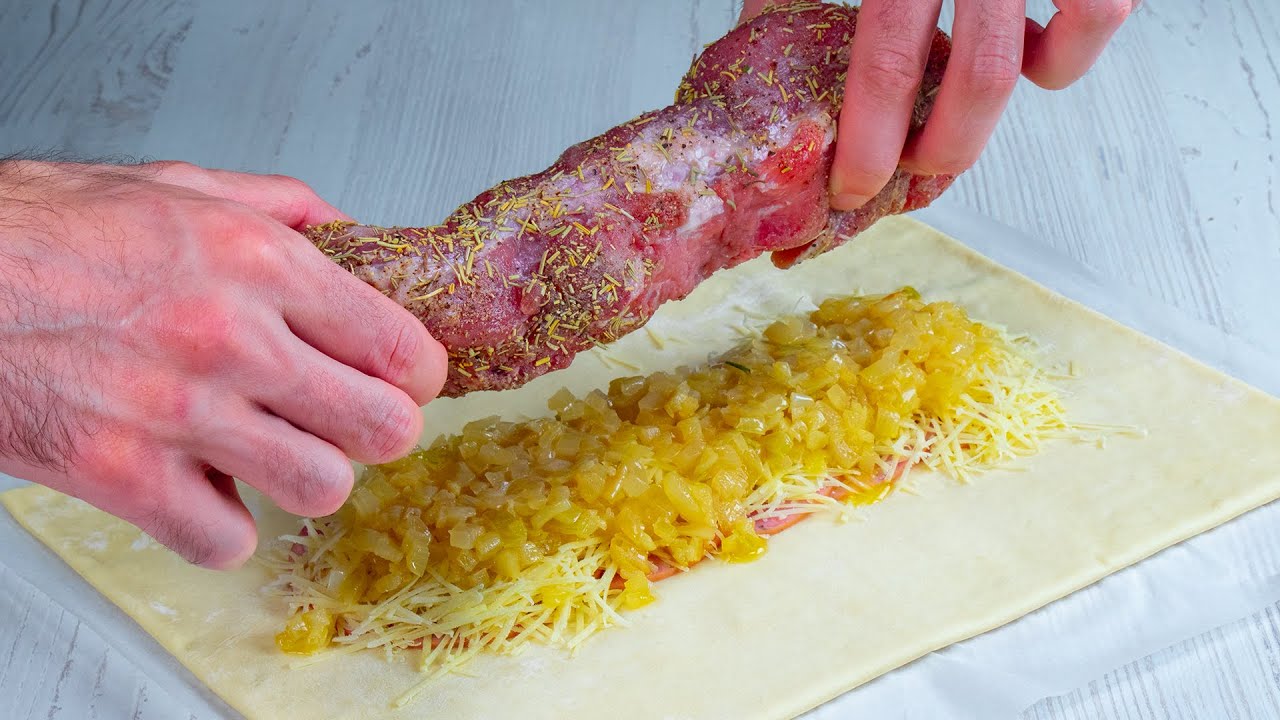 I wrapped the meat in dough and the outcome has surprised me! - YouTube