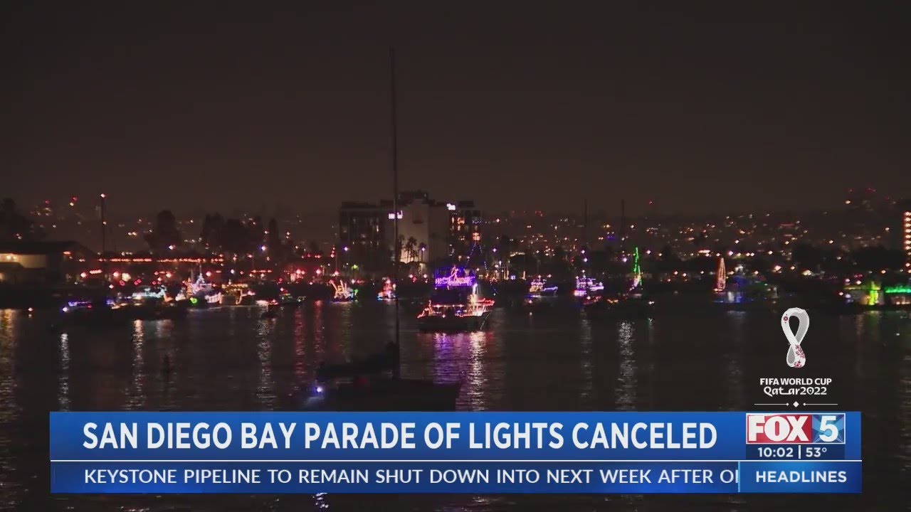 San Diego Bay Parade of Lights Canceled for Dec. 11 - YouTube