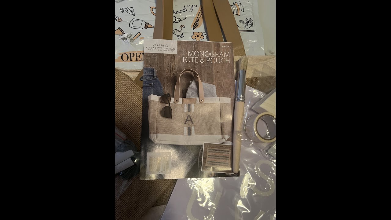 Tea & Annie's Creative Woman Kit Un-bagging! - YouTube