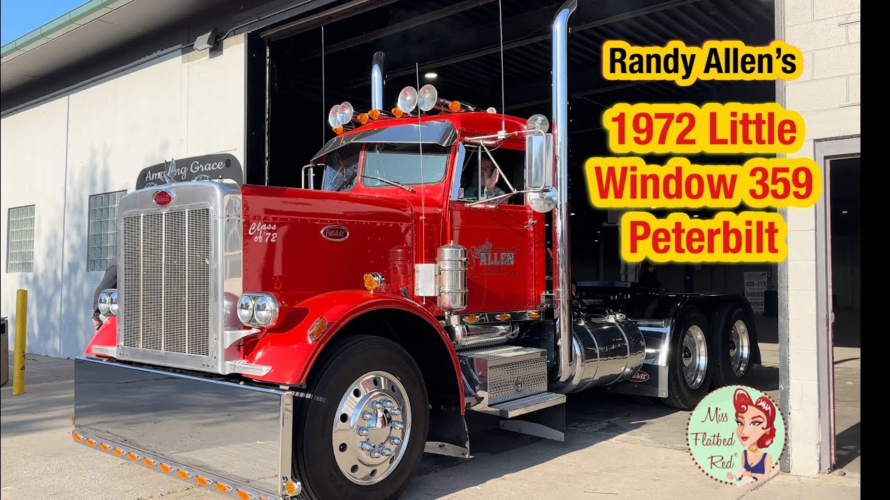 Randy Allen’s 1972 Little Window 359 Peterbilt Truck Tour - YouTube
