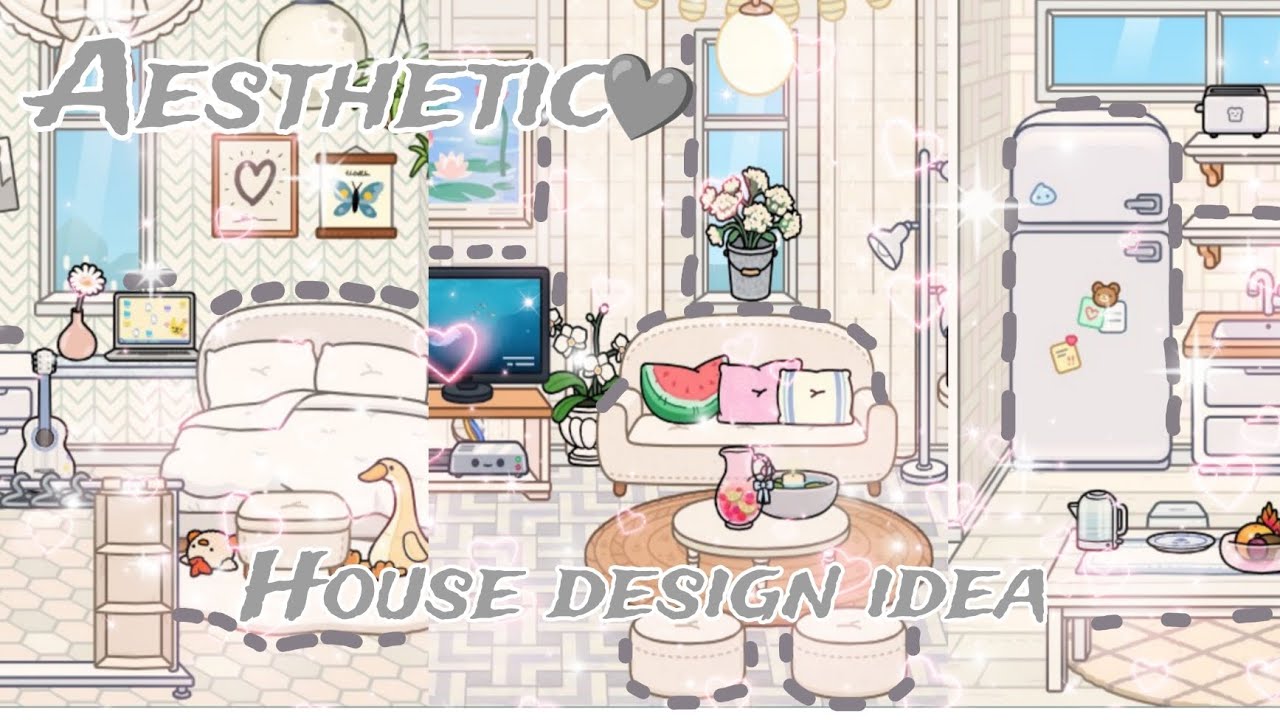 Toca boca | free aestheic house design idea | toca life world ...