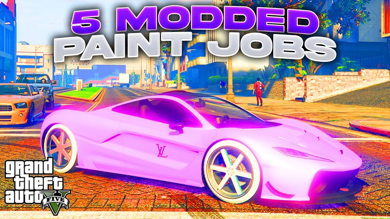 5 Modded Paint Jobs In 1 Video - The Best GTA 5 Paint Jobs All In 1 ...