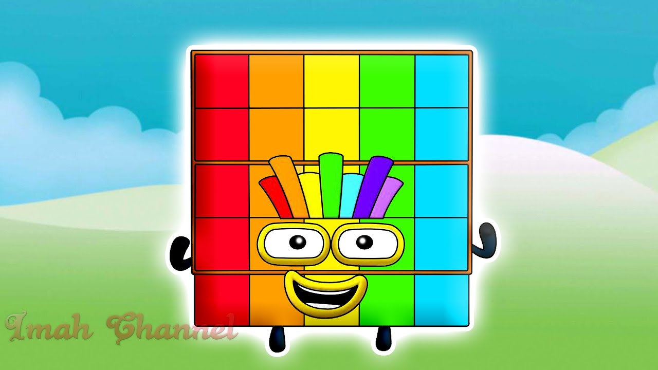 Numberblocks - Number blocks 25 like number 70 | learn to count # ...