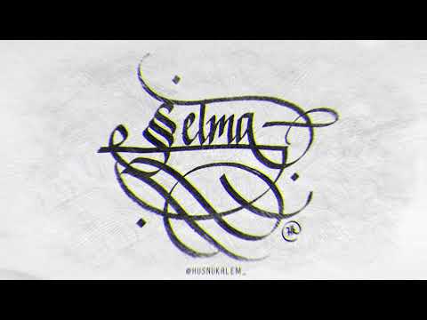 Kaligrafi ile İsim Yazma - Selma (HD)