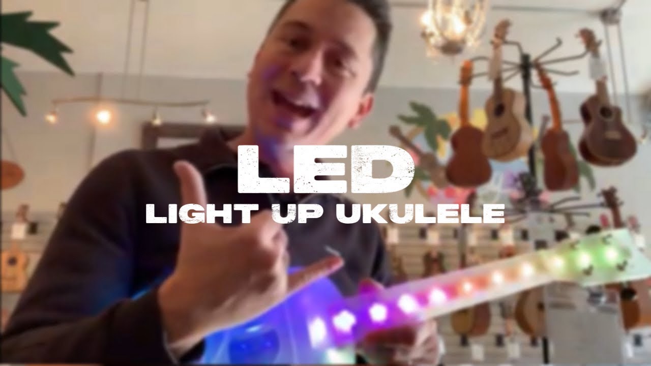 Light up Ukulele - LED Ukulele at Aloha City Ukes - YouTube