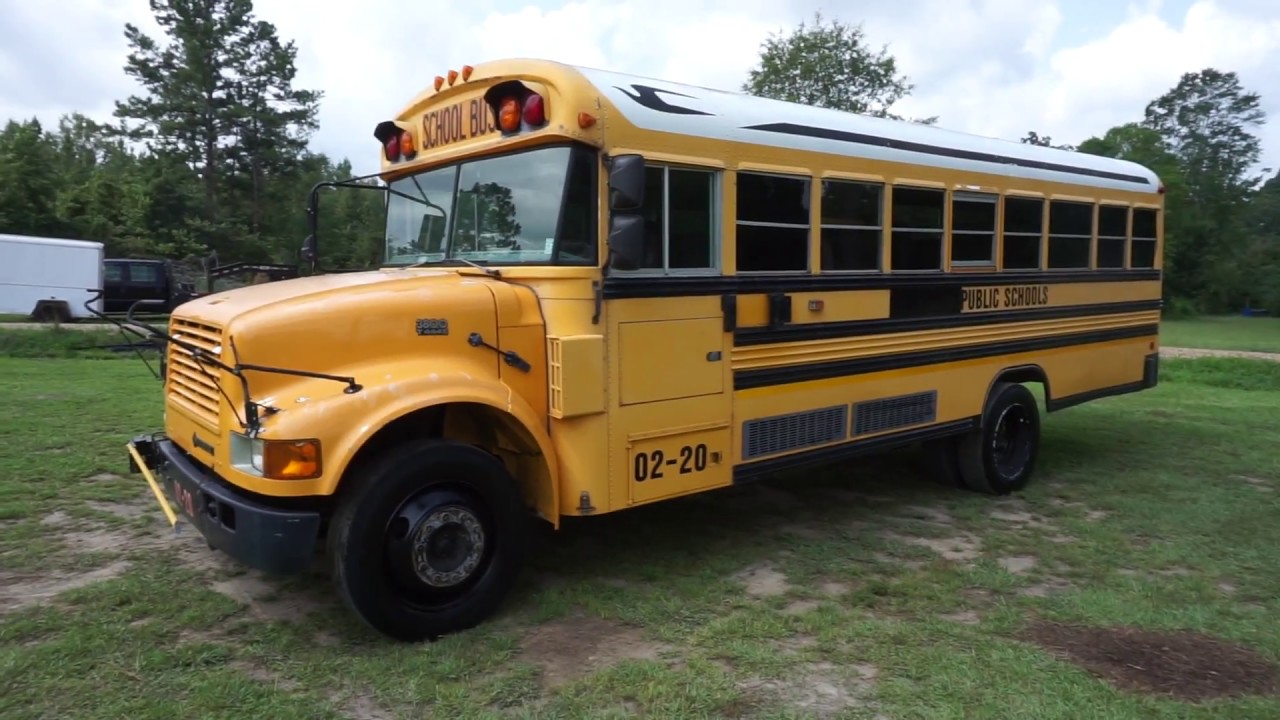 2002 International 3800 Blue Bird 41 Pass Handicapped School Bus #02-20 ...