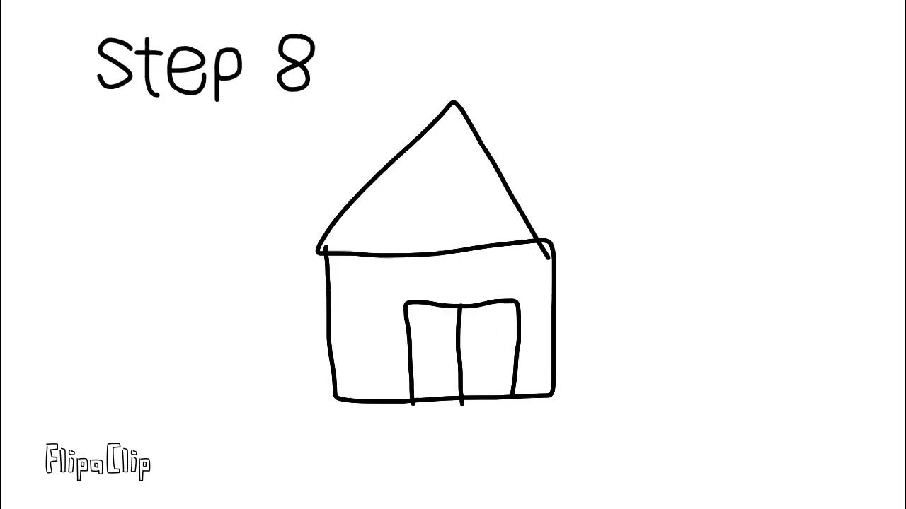 How to draw house - YouTube