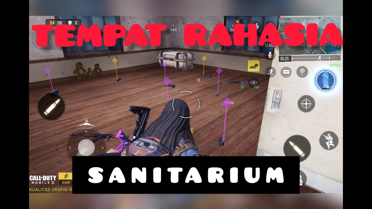 WAJIB TAU TEMPAT RAHASIA DI MAP SANITARIUM DAN BLACK MARKET CODM ...