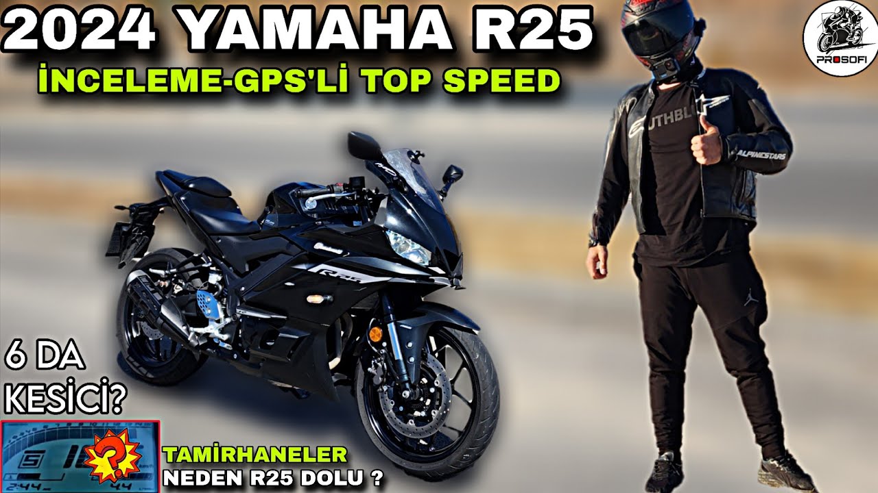 HUNHARCA HIZLANAN YAMAHA R25 İNCELEME VE TOP SPEED & 250cc KRALI !..R25 ...