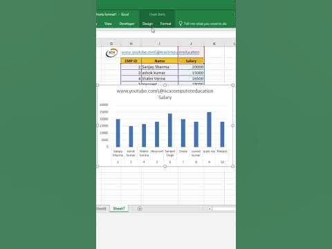 Attractive Column Chart in excel #shorts #shortsvideo #columnchart - YouTube
