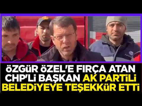CHP'li Başkan Refik Eryılmaz,  Parti'li Uşak Belediyesi'ne teşekkür etti...