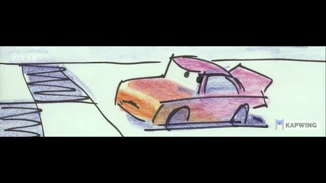 Cars (2006): The King's Crash Early 2003 Storyboard - YouTube