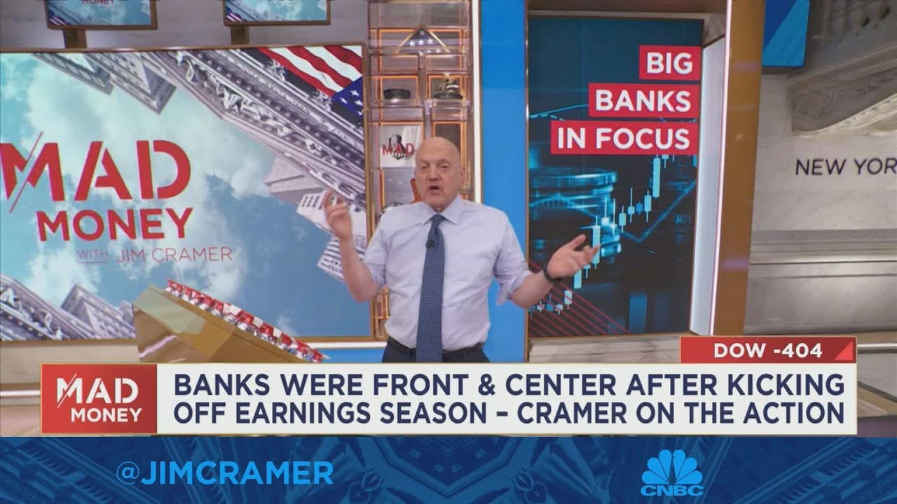 Jim Cramer says investors need to be patient with Morgan Stanley - YouTube