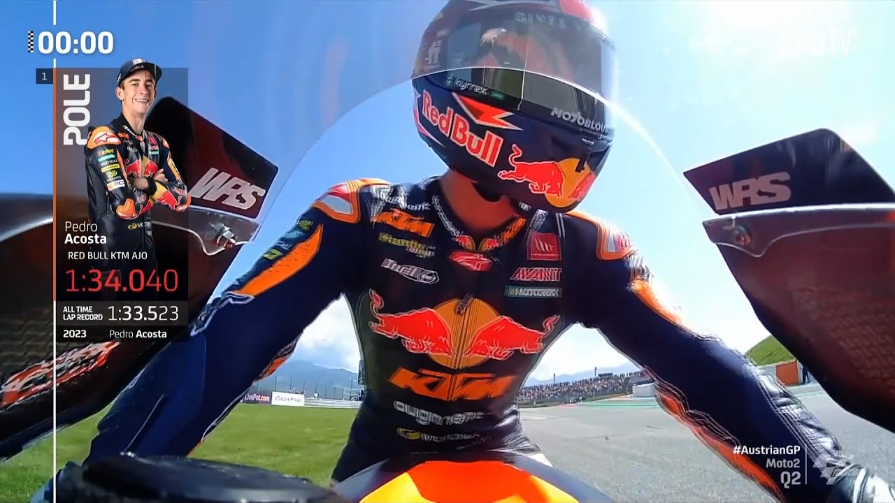 [MotoGP™] Austrian GP - Moto2 Pole Position & Interview - YouTube