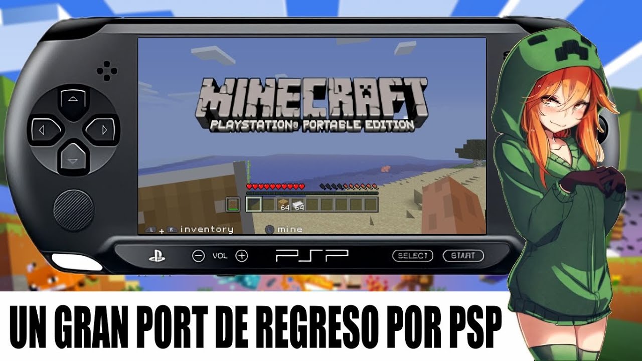 Novedades Minecraft para PSP #psp #minecraft #portspsp - YouTube