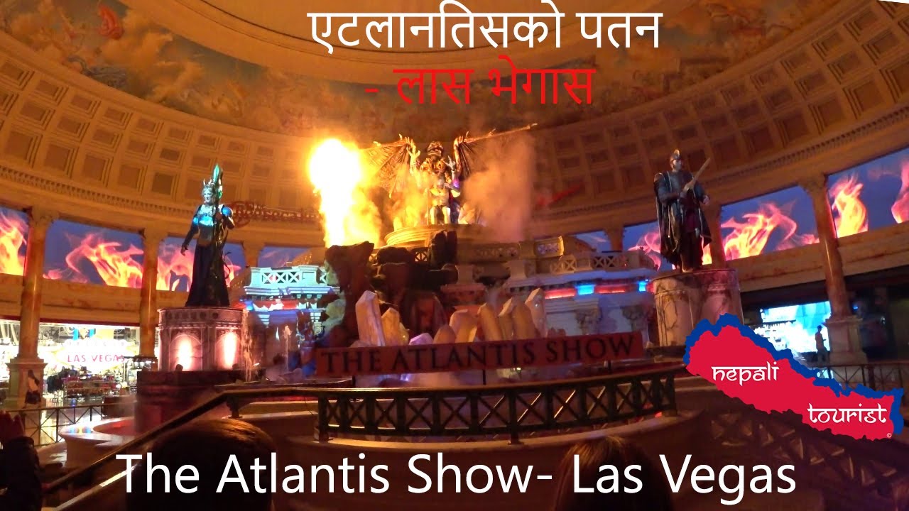 The fall of Atlantis show - Las Vegas - YouTube
