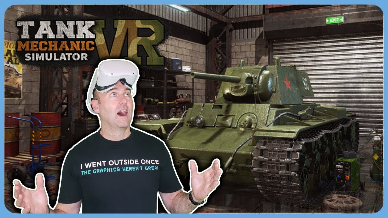 Love Tanks? You NEED This Game - Tank Mechanic Simulator VR - YouTube