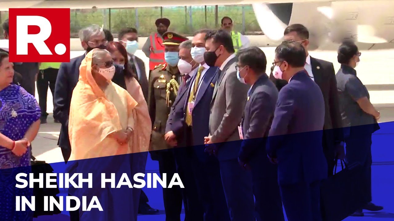 Bangladesh PM Sheikh Hasina Arrives In New Delhi For 4-day Visit To ...