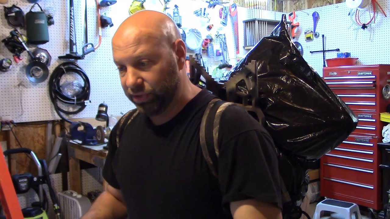 Packing Meat on a Tree Stand - YouTube