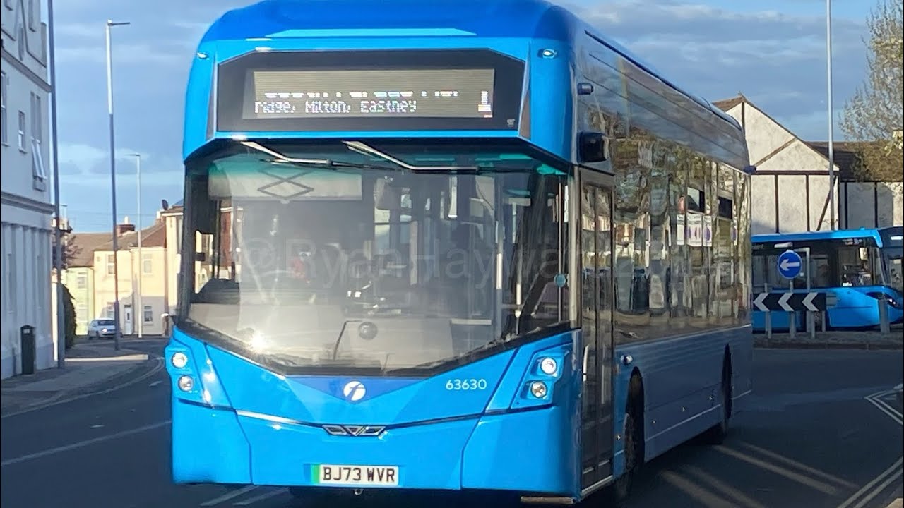 First Solent EV 63630 BJ73 WVR Passing Through Eastney On Route 1 To ...
