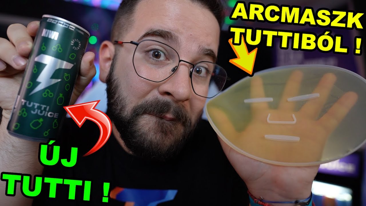 HÁZI ARCMASZK az ÚJ ZÖLD Tutti Juice -ból ! - YouTube