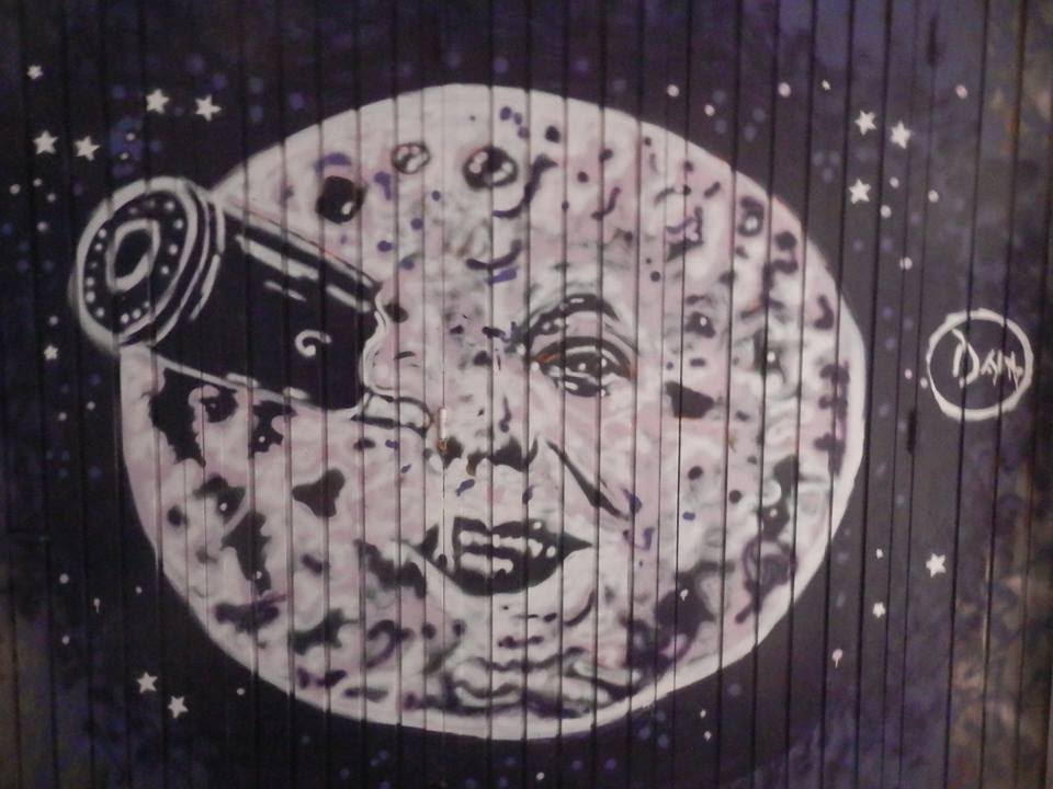 A Trip to the Moon Graffiti - YouTube