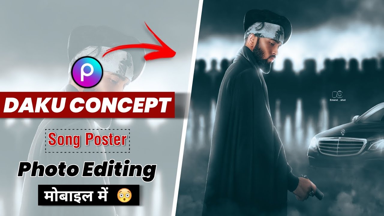 DAKU CONCEPT Photo Editing In Mobile || Tranding Daku Song Poster ...