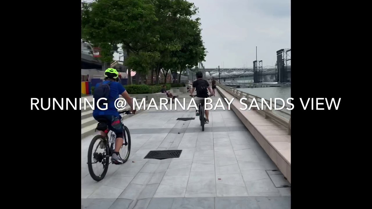 Marina Bay Sands view- Singapore Running - YouTube