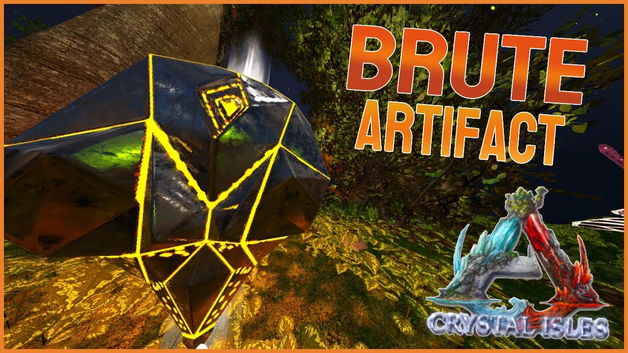 ARK ARTIFACT OF THE BRUTE CRYSTAL ISLES LOCATION - YouTube