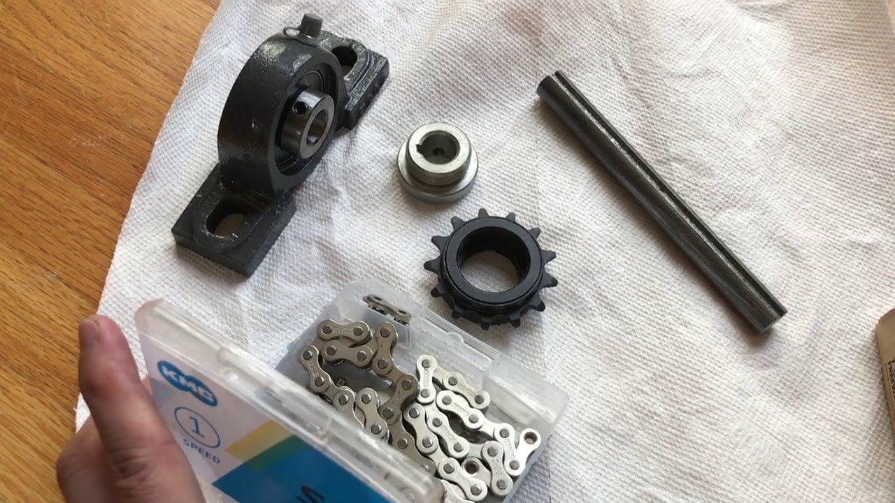 Freewheel Treadle Components - YouTube