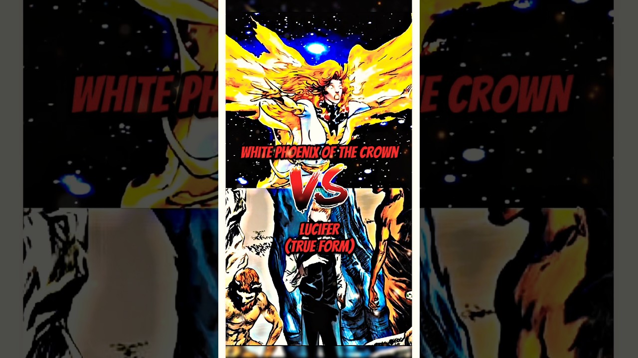 White phoenix of the crown V.S Lucifer (True Form) || #marvel #dc # ...