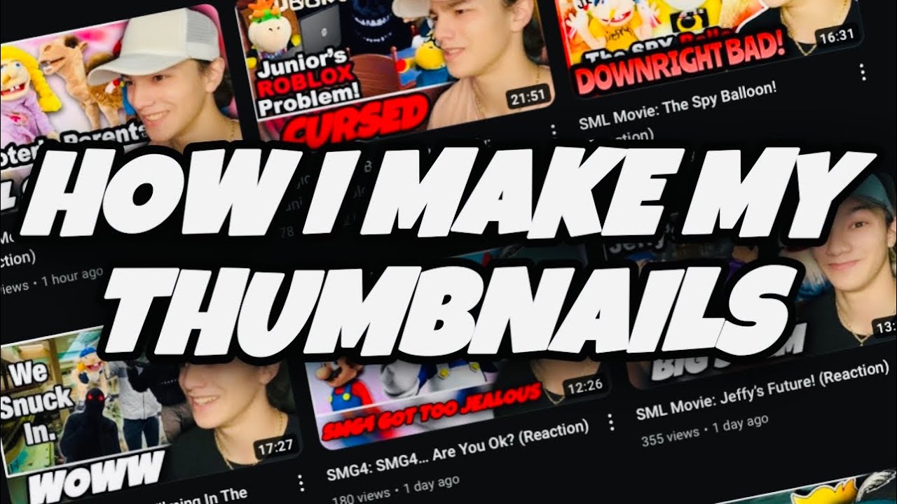 How I Make My Thumbnails | Member Video #5 - YouTube
