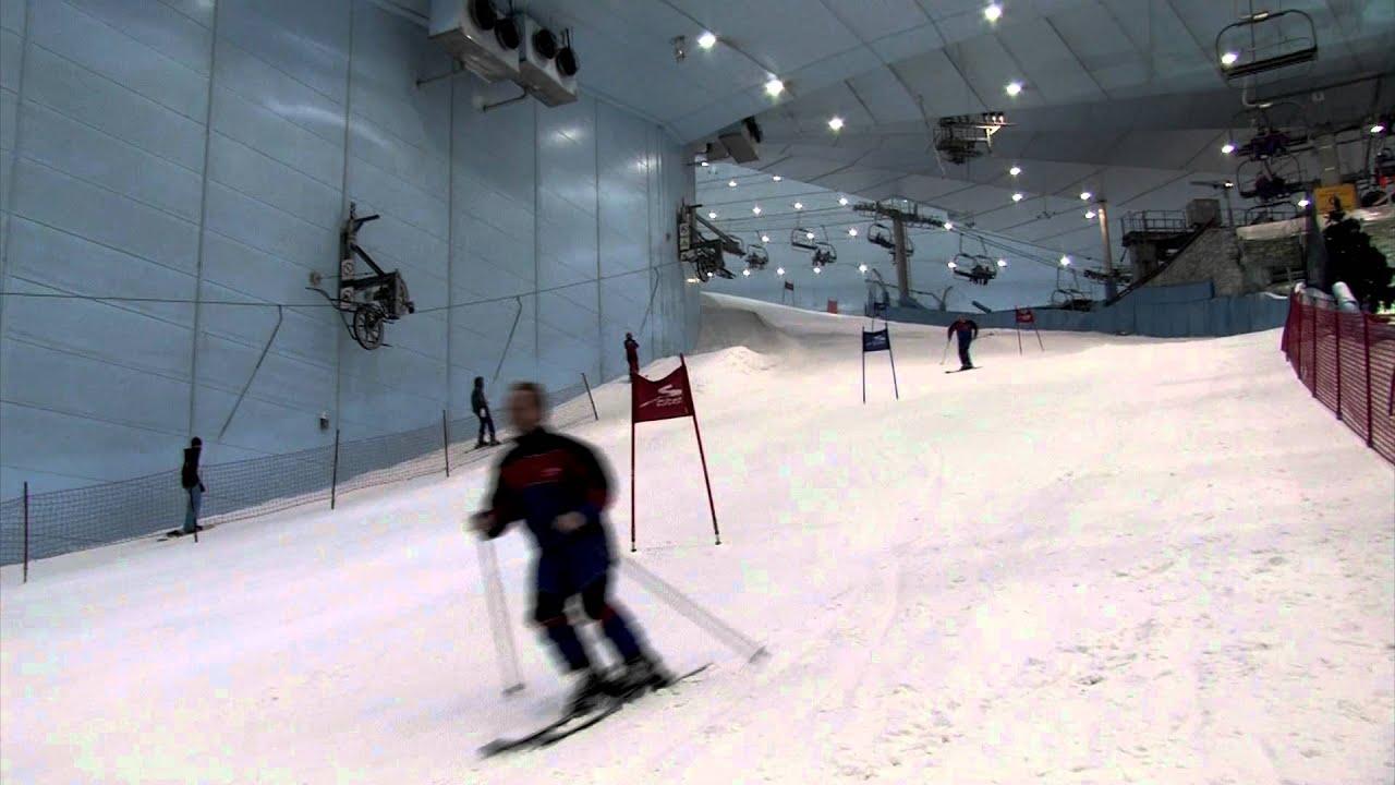 2012 desert ski competition in Dubai - YouTube