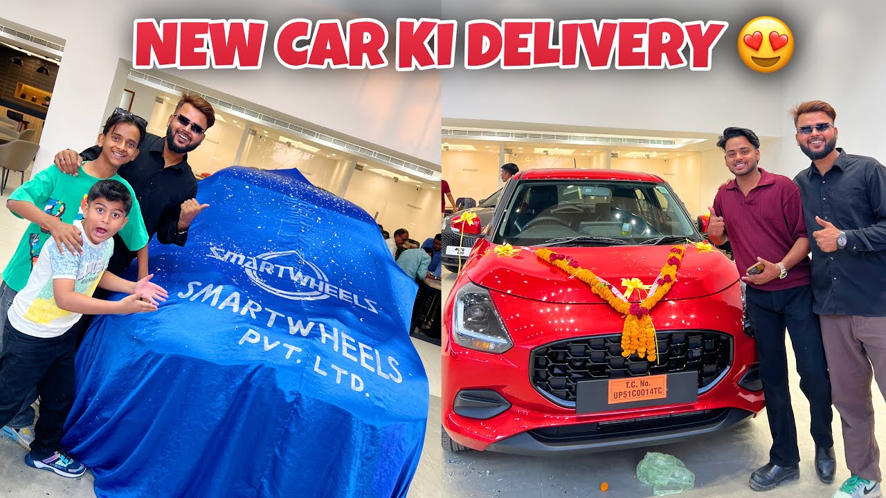 New Car ki Delivery Le Lia 😍 Big Surprise 🤩 - YouTube